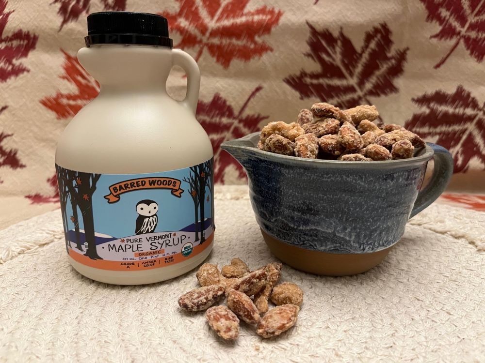 Lisa's Maple Coated Nuts – Barred Woods Maple