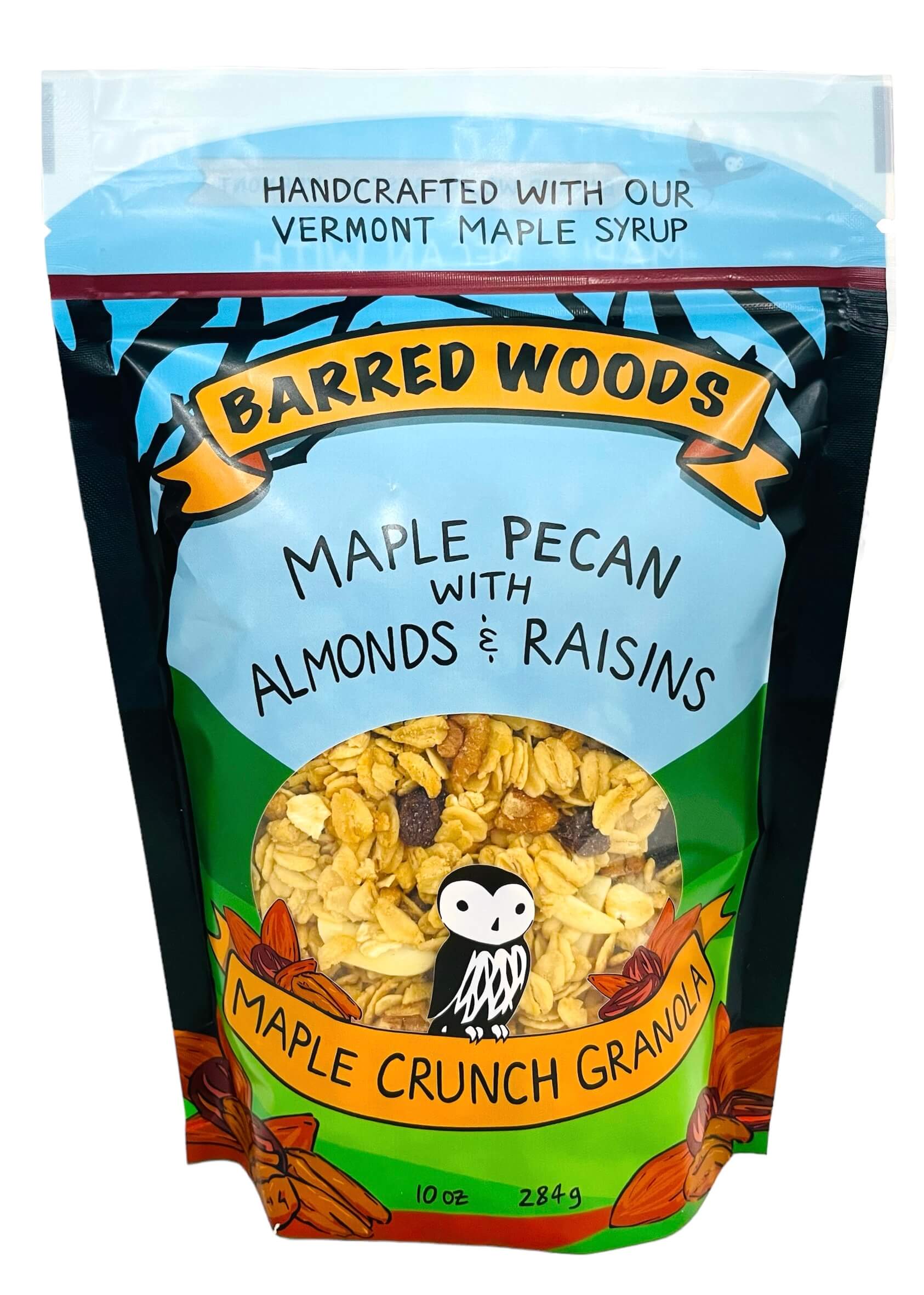 10 oz Maple Crunch Granola - Maple Pecan with Almonds & Raisins ...